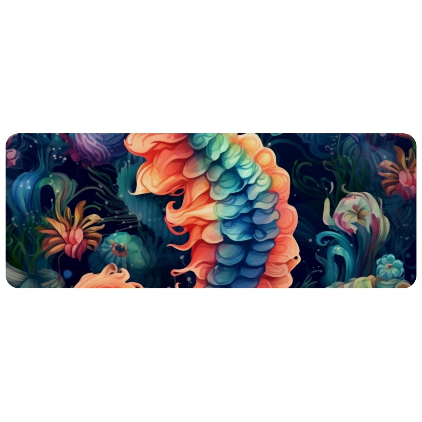 Sea Horse Mouse Pad, Personality Design Rubber Base for Office Decor ...