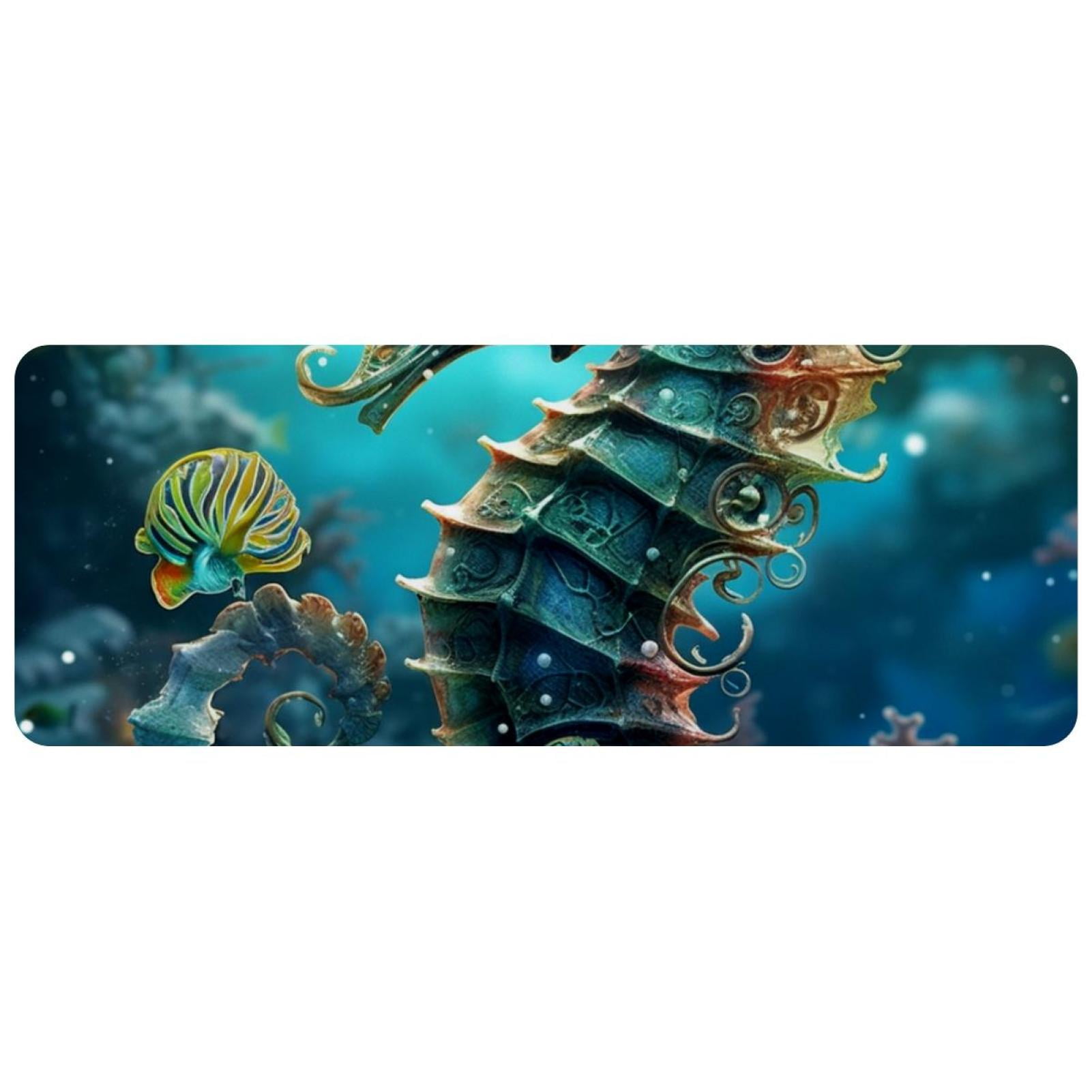 Sea Horse Mouse Pad, Personality Design Rubber Base for Office Decor ...