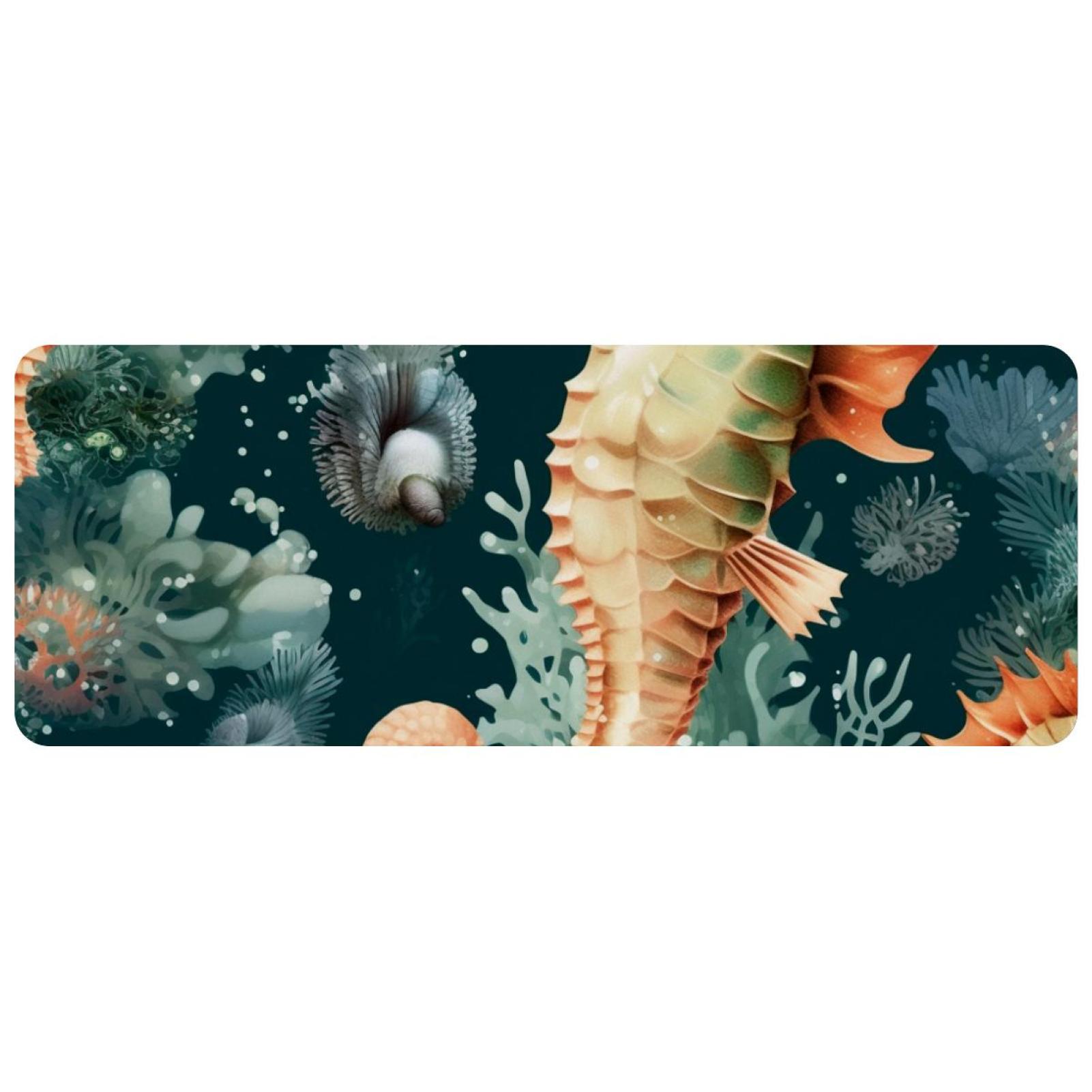 Sea Horse Mouse Pad, Personality Design Rubber Base for Office Decor ...