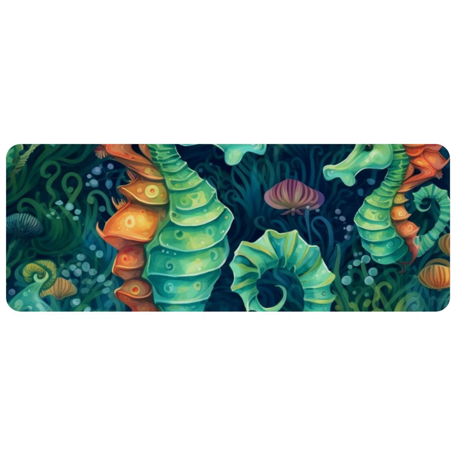 Sea Horse Mouse Pad for Wireless Mouse Home Office Desk Laptop with ...