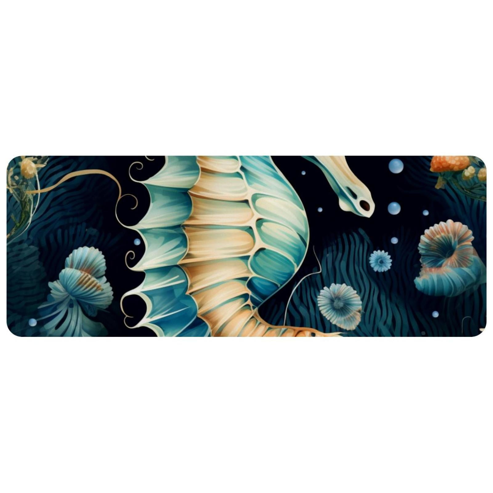 Sea Horse Mouse Pad for Wireless Mouse Home Office Desk Laptop with ...