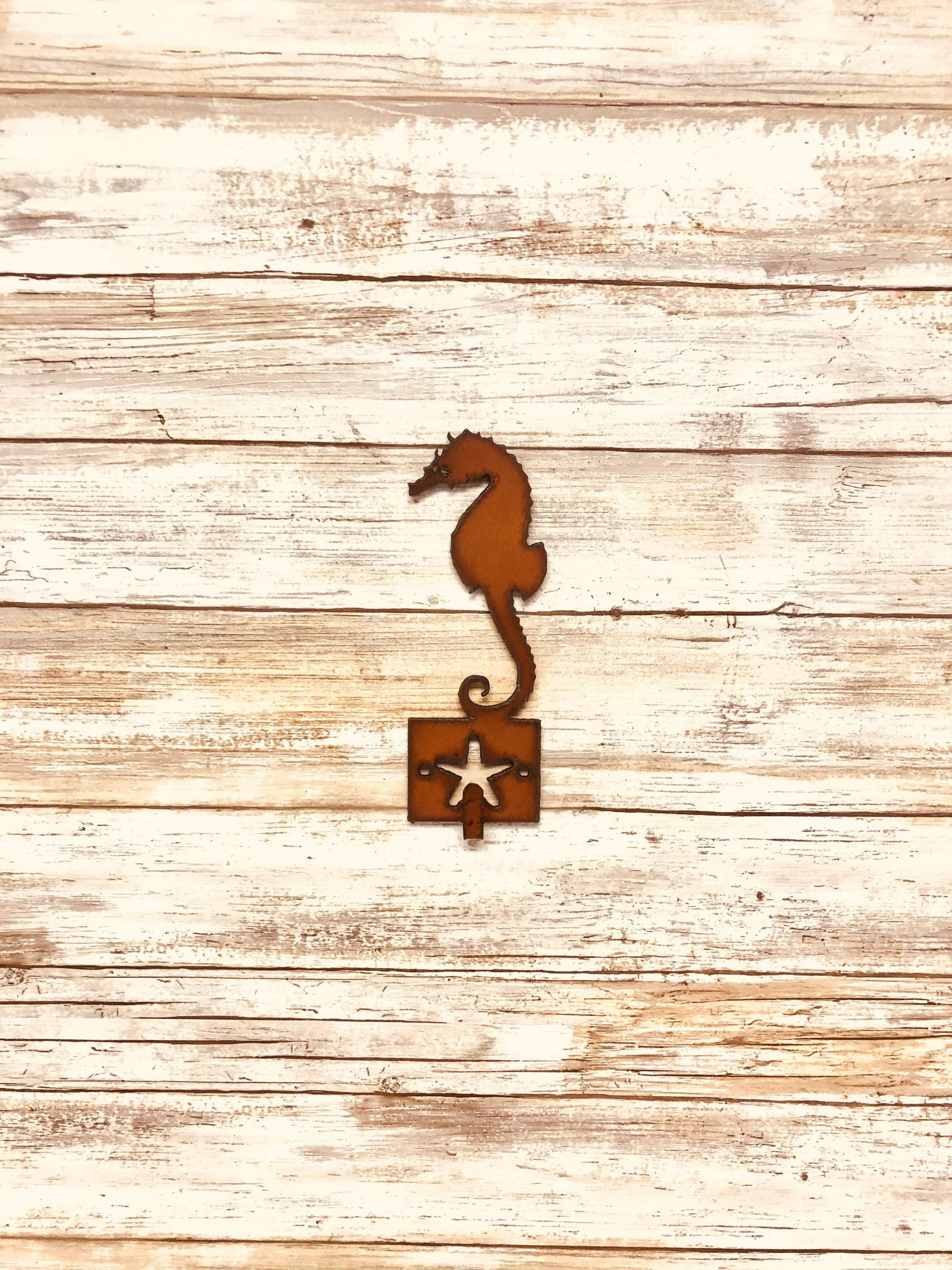 Sea Horse Nautical Single Key Hook - Walmart.com