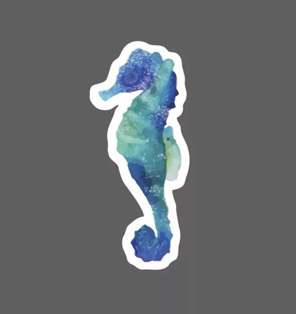 Sea Horse Sticker Ocean Creature Waterproof Sticker Phone Decal Water ...