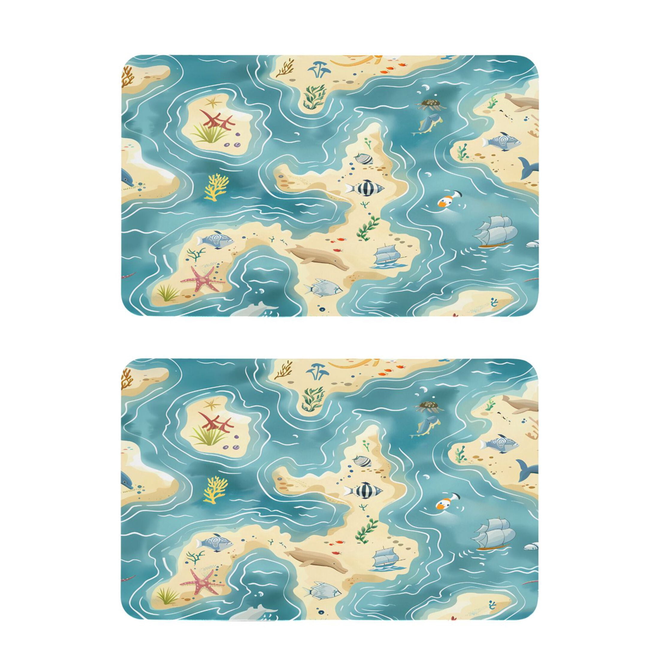 Sea Islands Fish Seaweed Strong Fridge Magnets Refrigerator Magnets ...