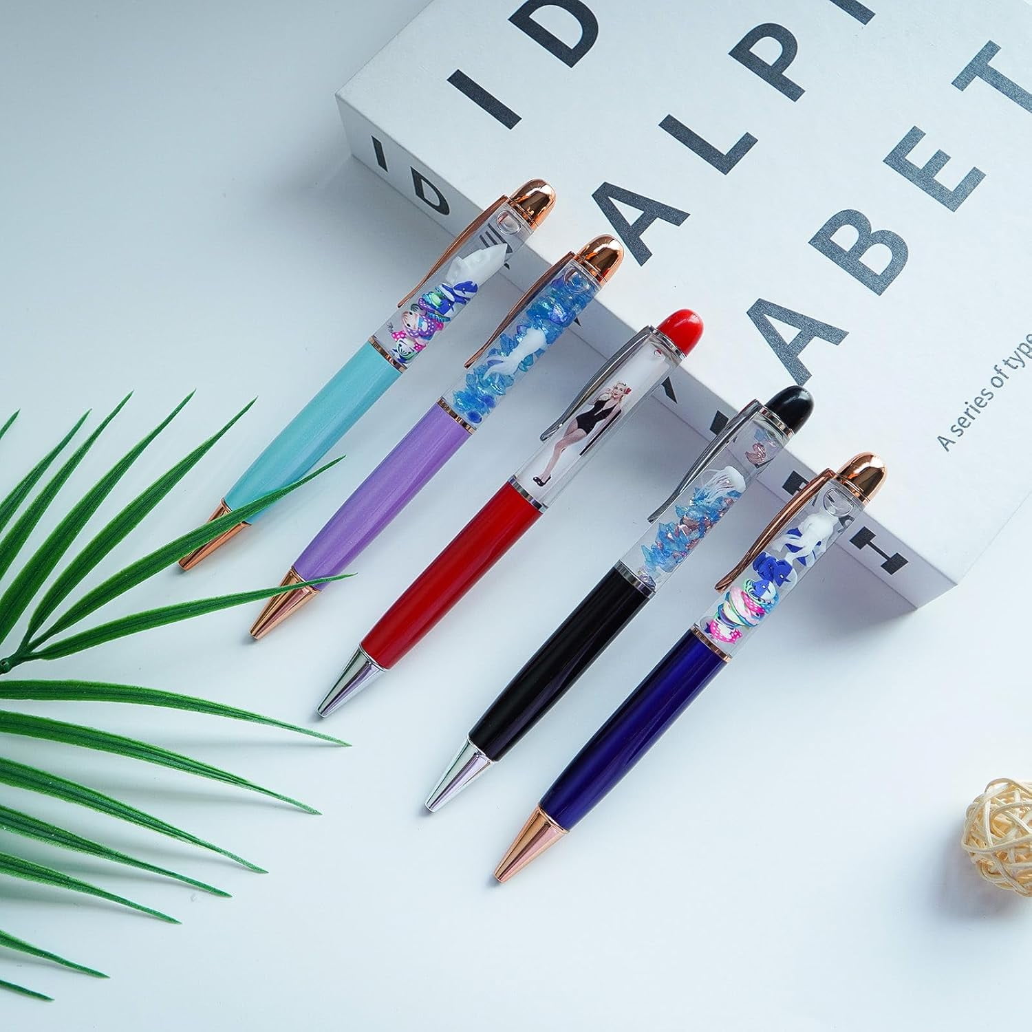 Sea Jellyfish Diver Boat Squid Girl Pens Cute Floater Floating Liquid ...