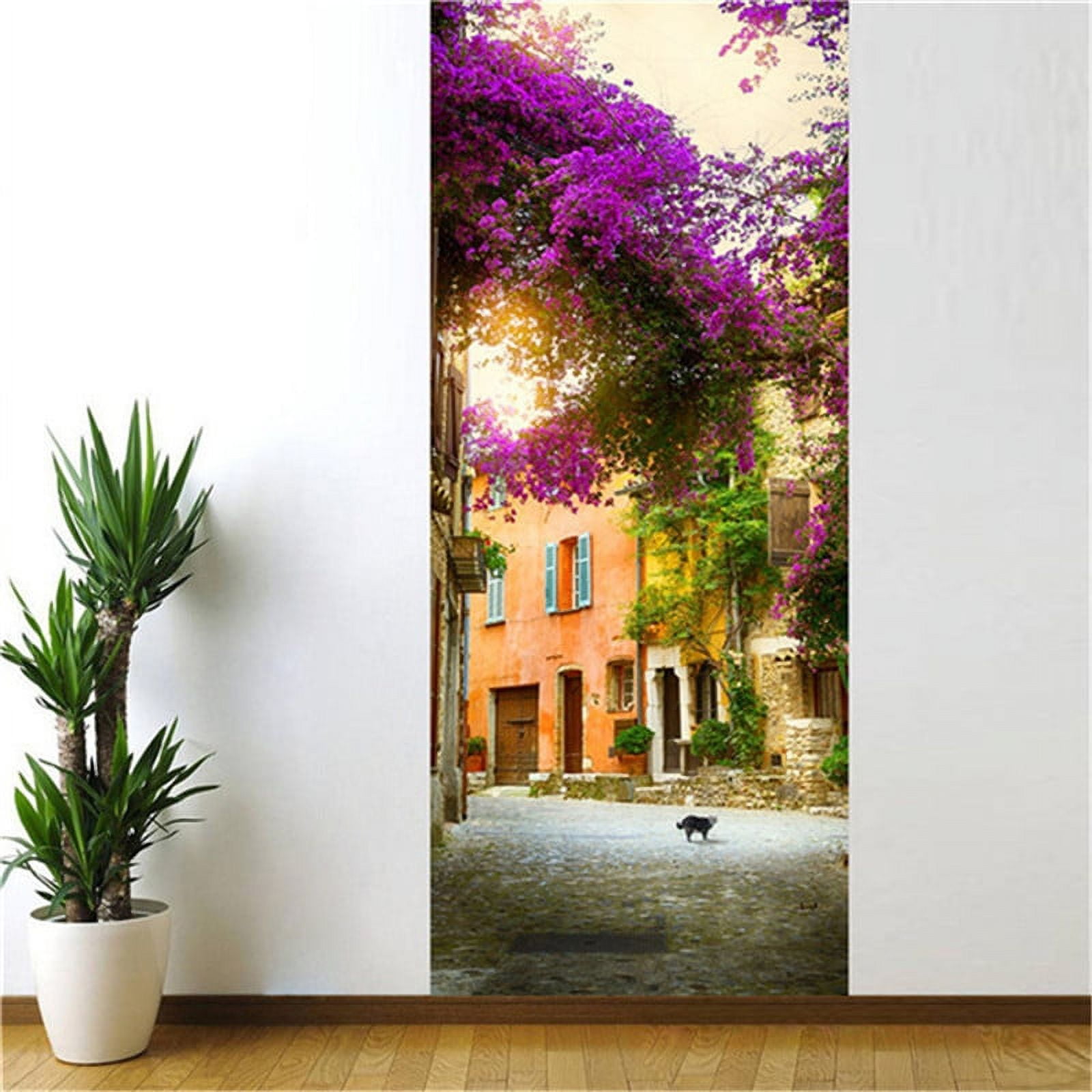 Sea Landscape Sliding Glass Door Stickers Wallpaper on the Doors Self ...