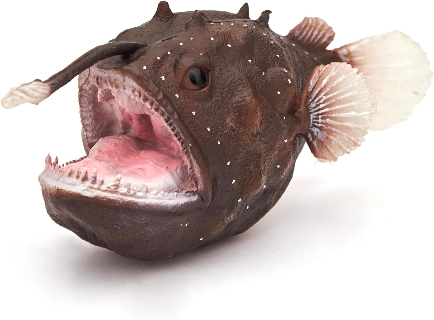 Sea Life Anglerfish Action Figure Anglerfish Model Toy Soft Rubber ...
