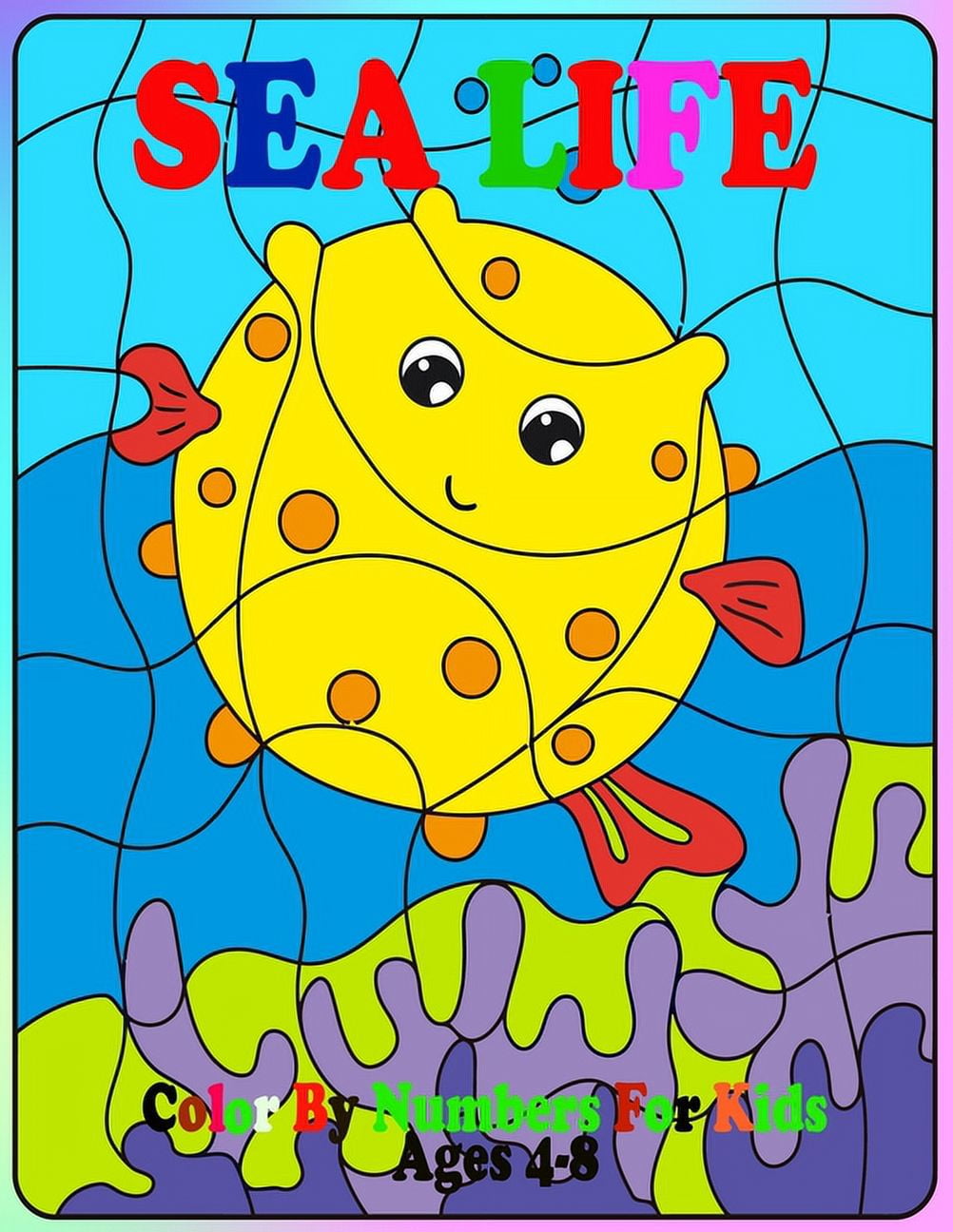 Sea Life Color By Number Coloring Pages [2025]