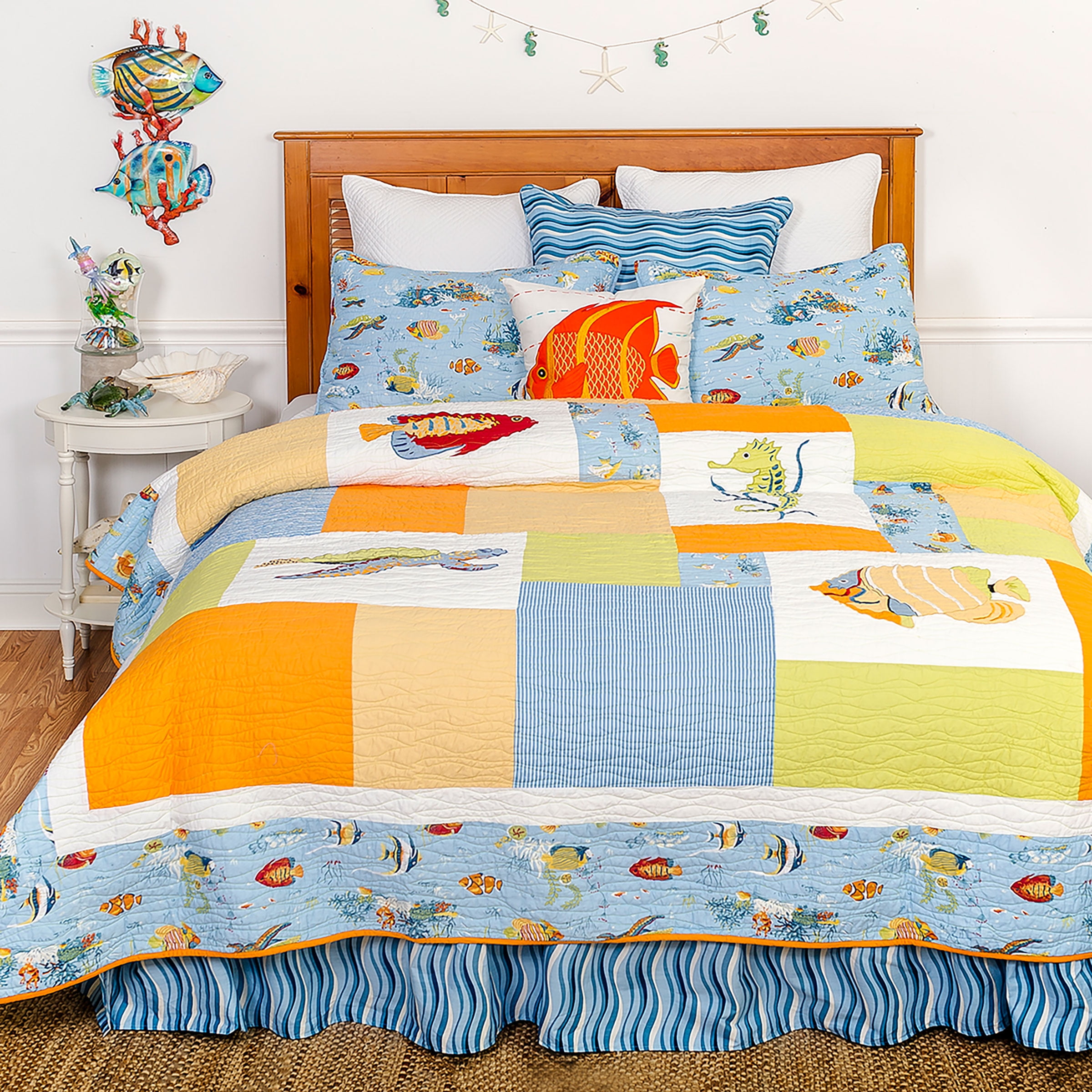 Sea Life Full/Queen Quilt - Walmart.com