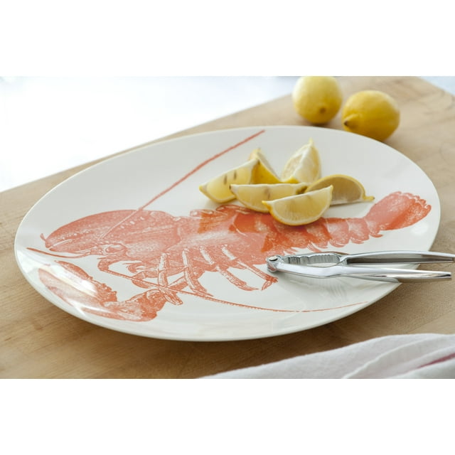 Sea Life Oval Lobster Platter - Walmart Business Supplies
