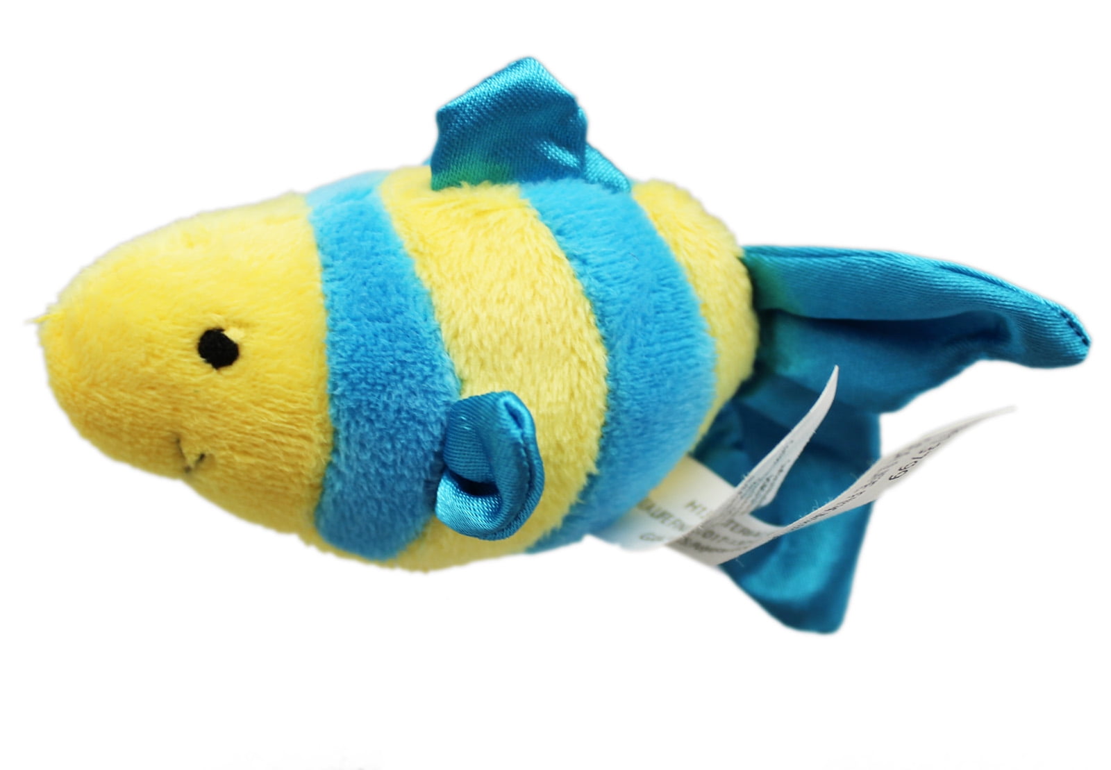 Sea Life Plush Finger Puppet: Yellow and Blue Fish - By Ganz - Walmart.com