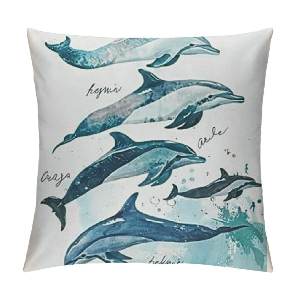 Sea Life Whale Educational Ocean Animal Chart Wall Art Canvas Farmhouse ...