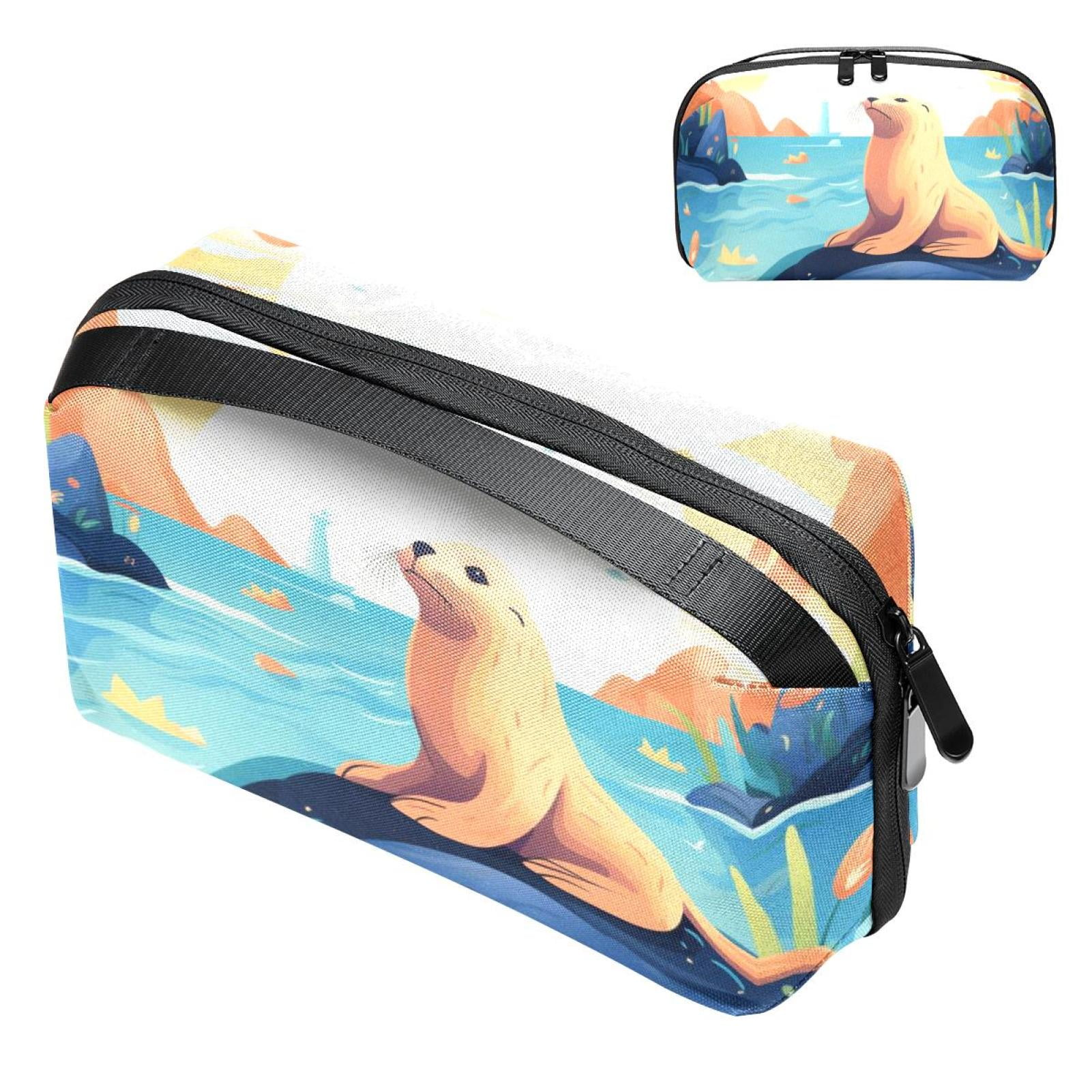 Sea Lion Charger Pouch and Storage Box: Oxford Cloth Waterproof USB ...