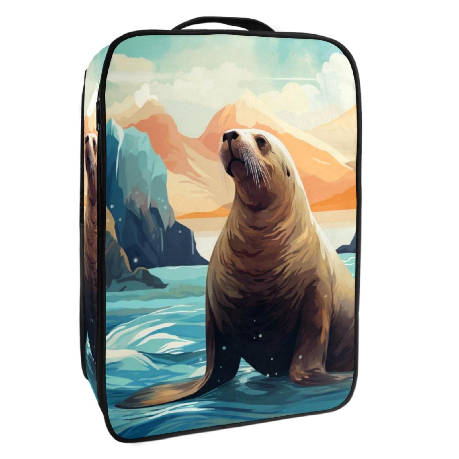 Sea Lion Durable Polyester Shoe Containers, 23x31cm/9x12in Size, Closet ...