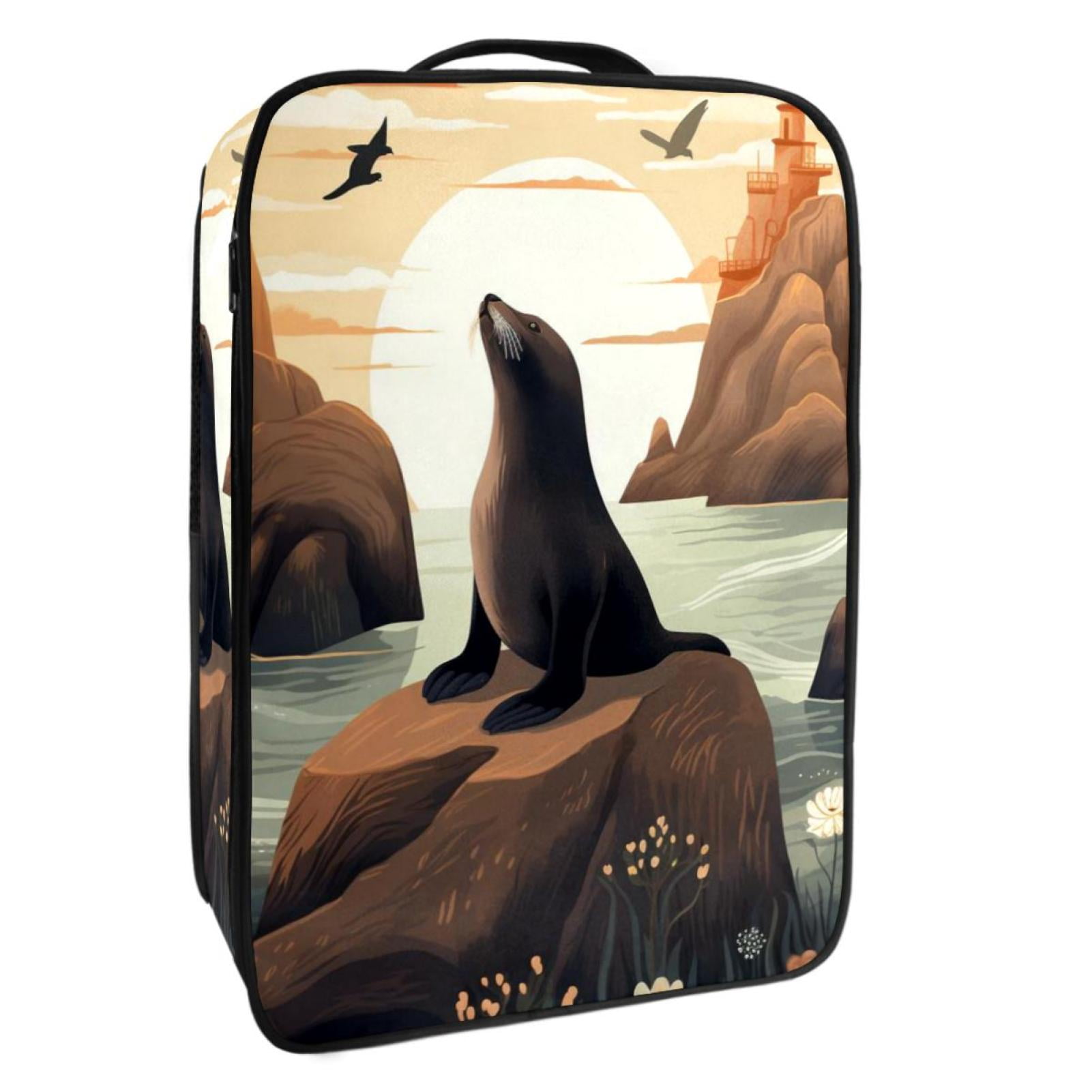 Sea Lion Polyester Shoe Containers, 23x31cm/9x12in - Shoe Organizer Box ...