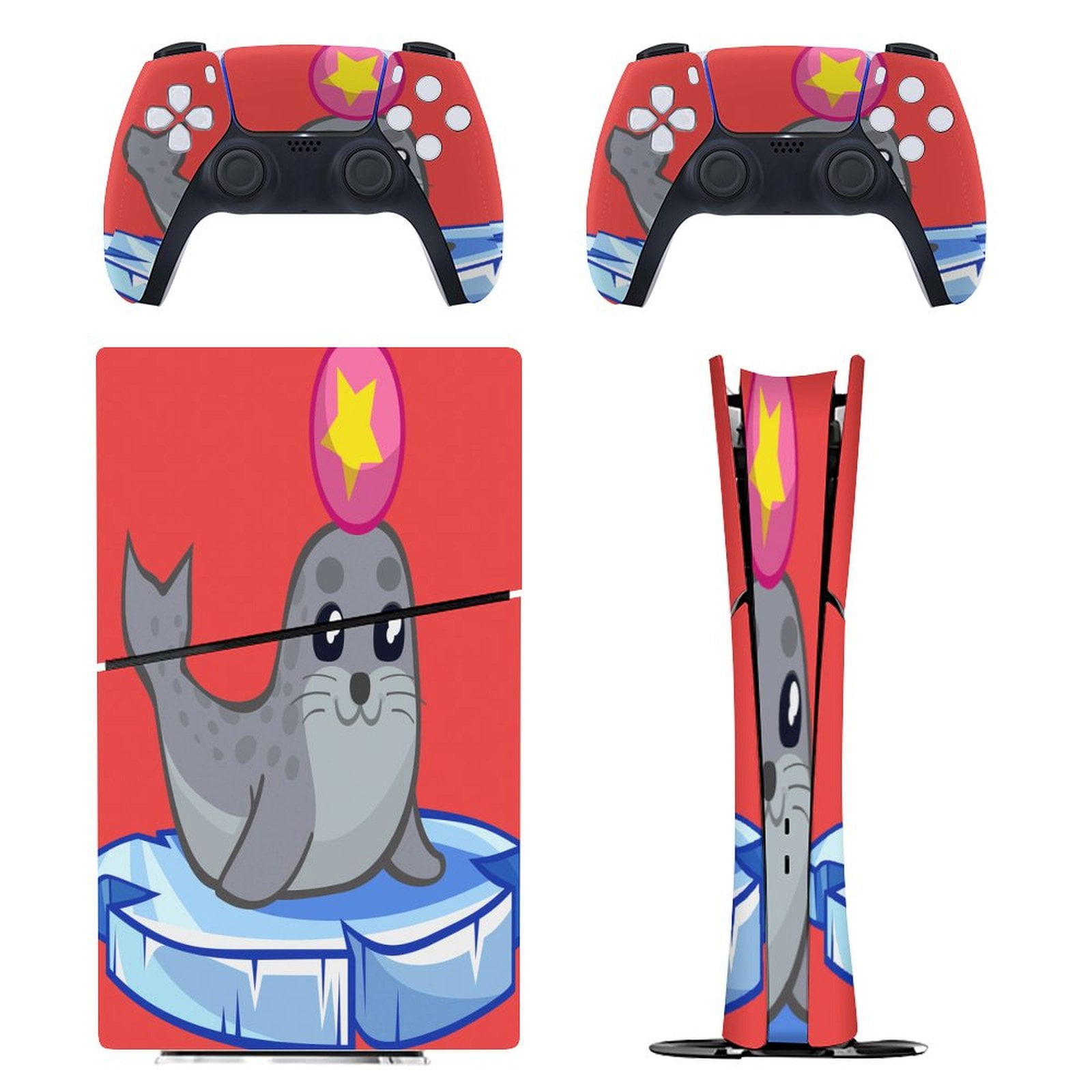 Sea Lion, Show PS5/PS5 Slim Digital Disc Skin Sticker For Console And ...