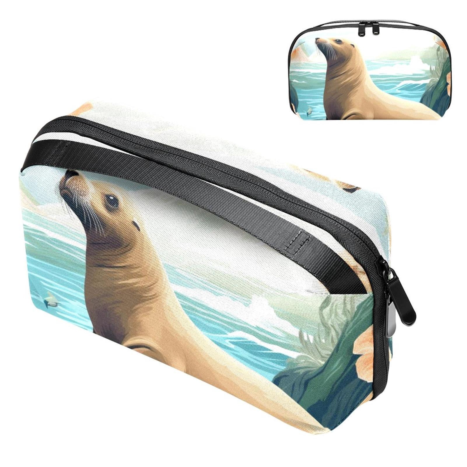 Sea Lion Travel Electronic Organizer Case with Oxford Waterproof ...
