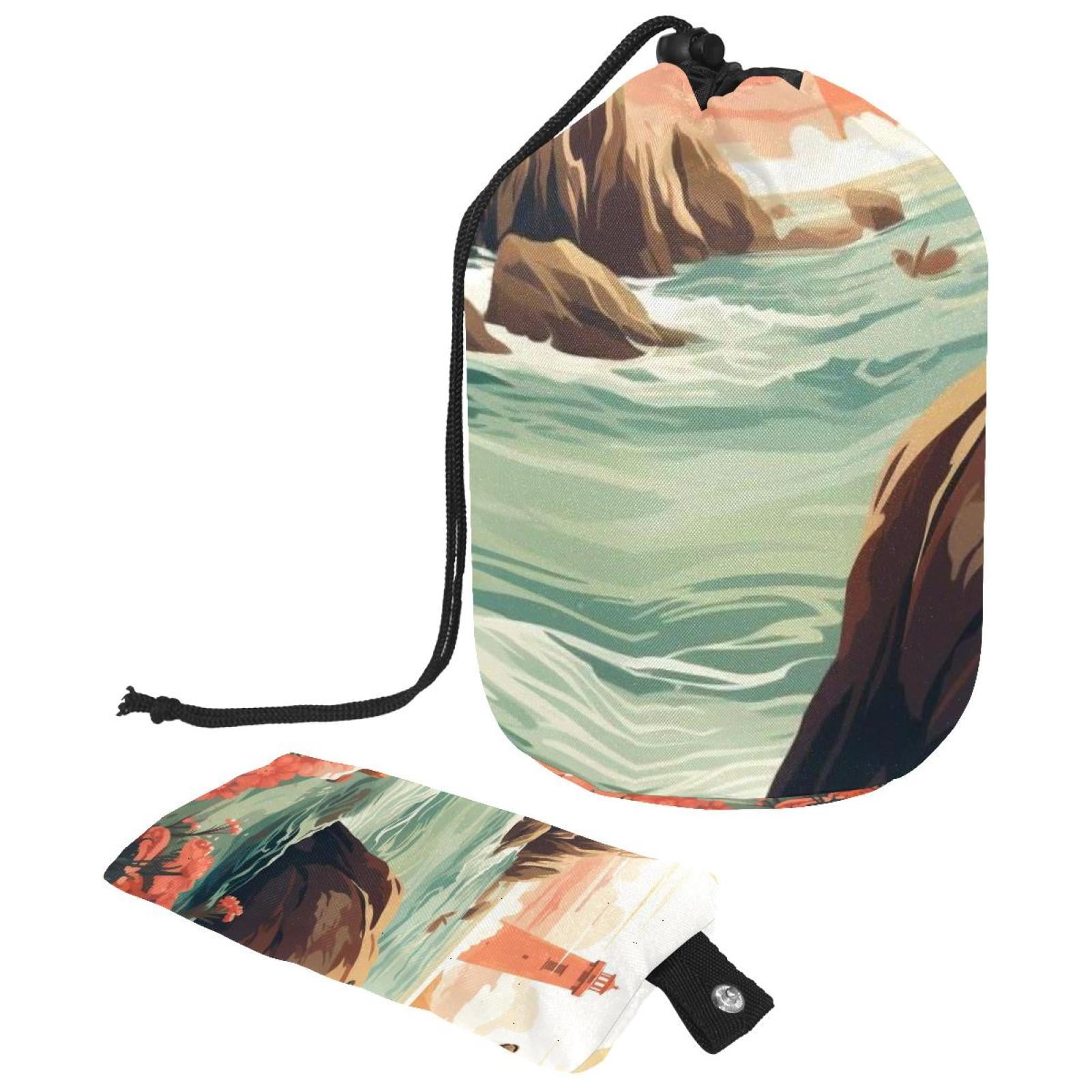 Sea Lion Travel Portable Drawstring Foldable Laundry Bag with Shower ...
