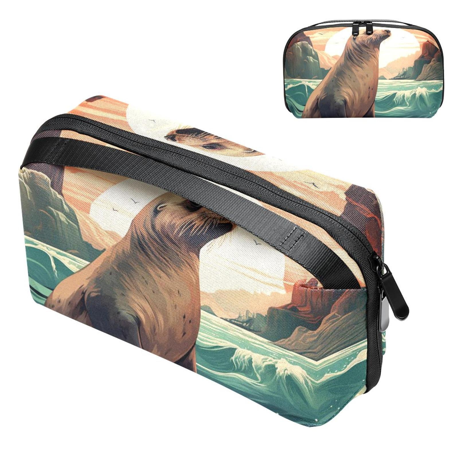 Sea Lion Waterproof Oxford Fabric USB Pouch Hard Drive Case Charger ...