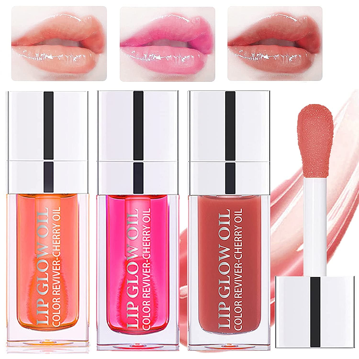 Sea Maid 3 In 1 Lip Gloss Set Hydrating Plumping Long Lasting Non