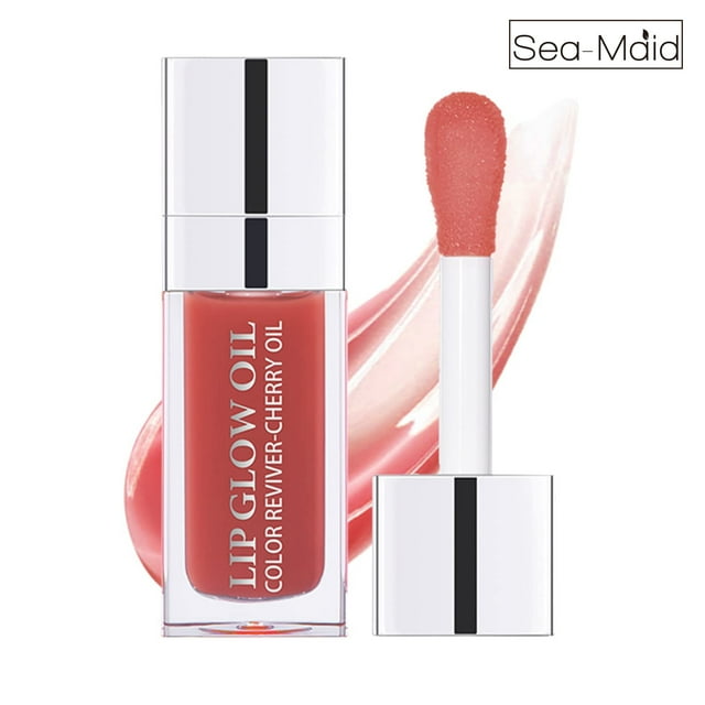Sea-Maid Hydrating Lip Oil Gloss, Non-Sticky, Plumper, Fuller, Enhancer ...