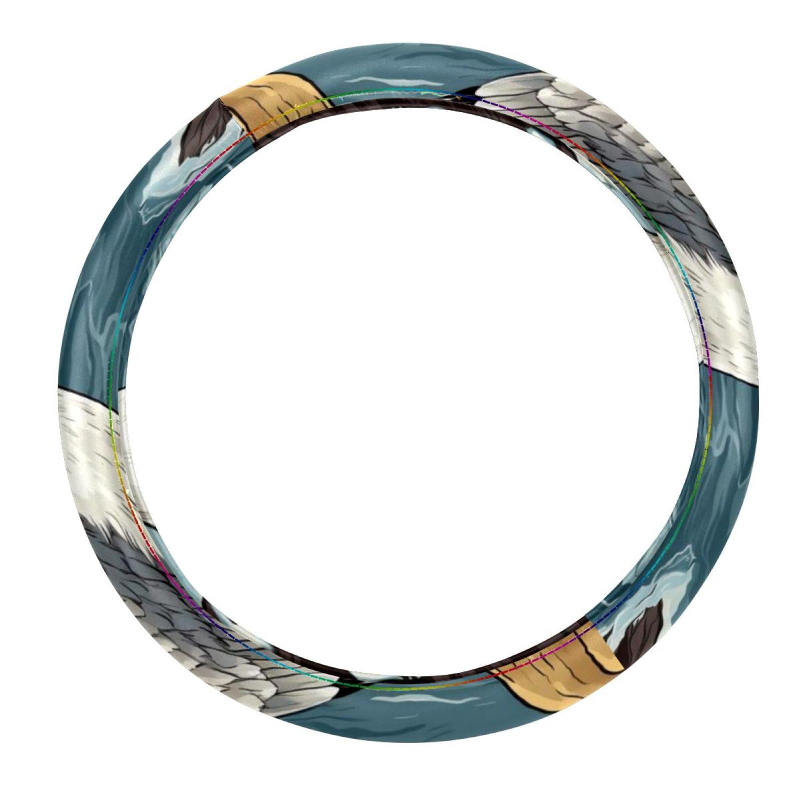 Sea Mew 14.5 Inch Car Wheel Cover, Printing Design, PVC Leather, Auto ...