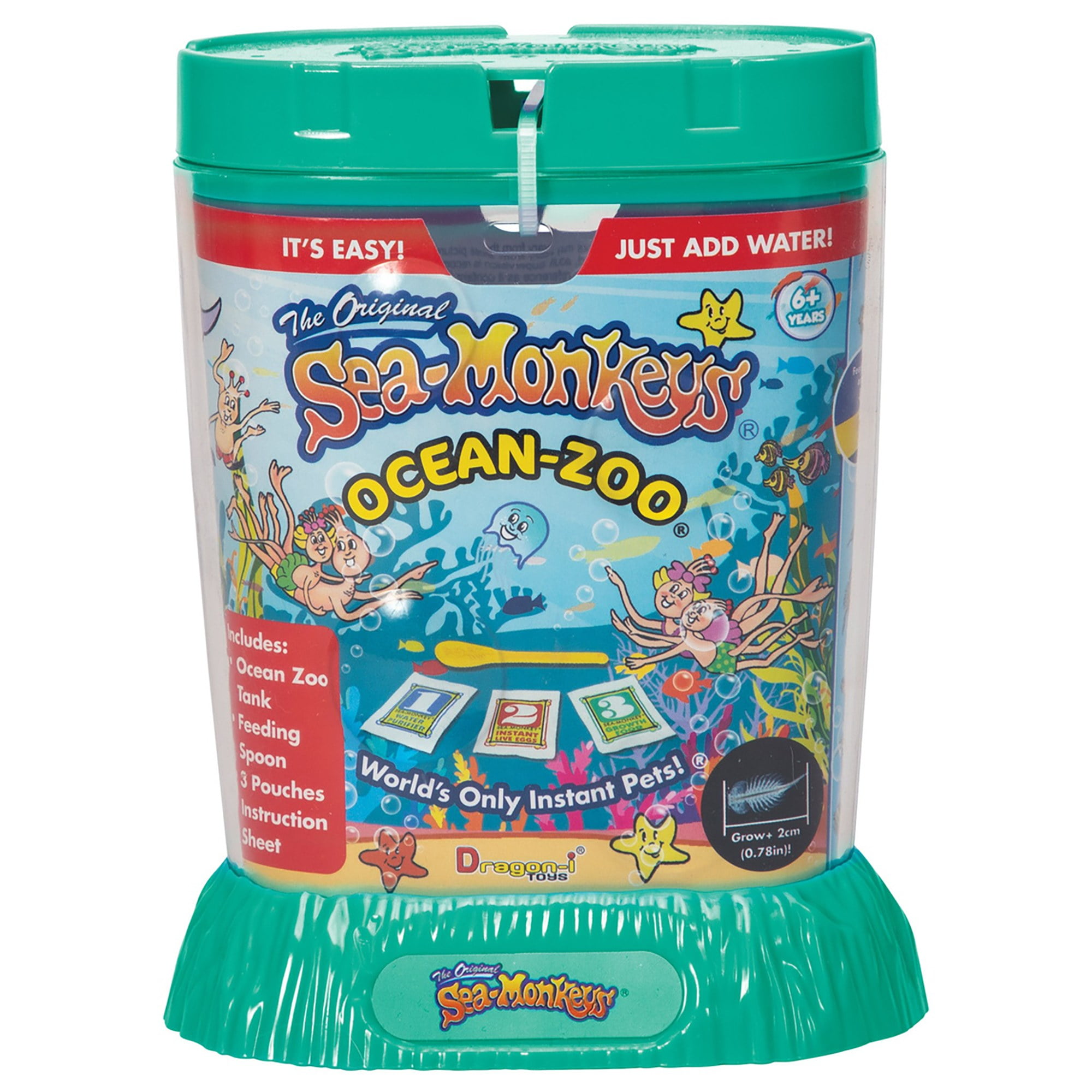 Schylling Sea Monkeys Magic Castle - Ocean Zoo Aquarium Toy, Growing ...