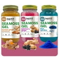 Sea Moss Gel Immunity Bundle 3 flavors 24oz Wildсrafted Sea Moss Gel ...