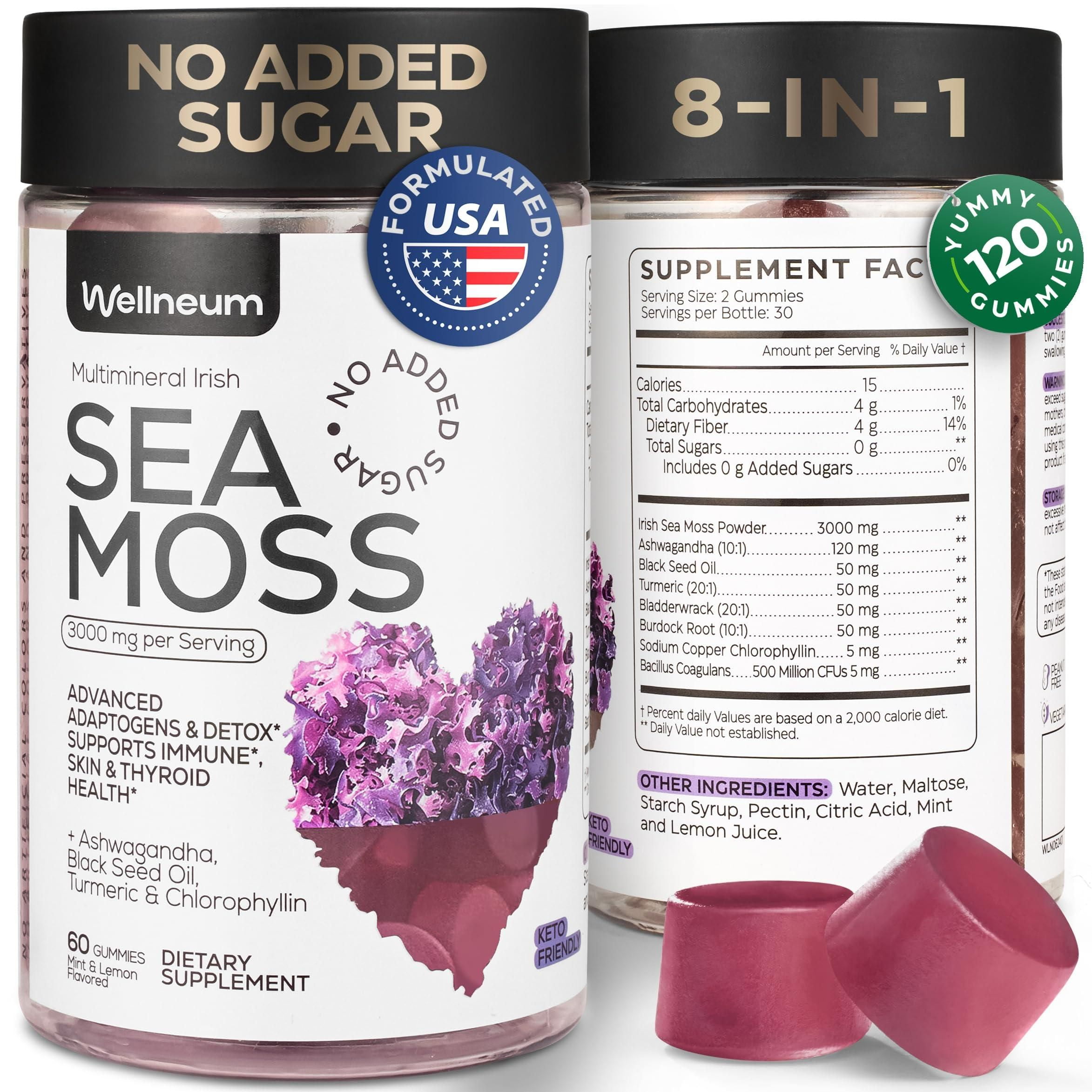 Sea Moss Glow 3000 Mg Irish Seamoss for Immunity Thyroid Health Skin ...