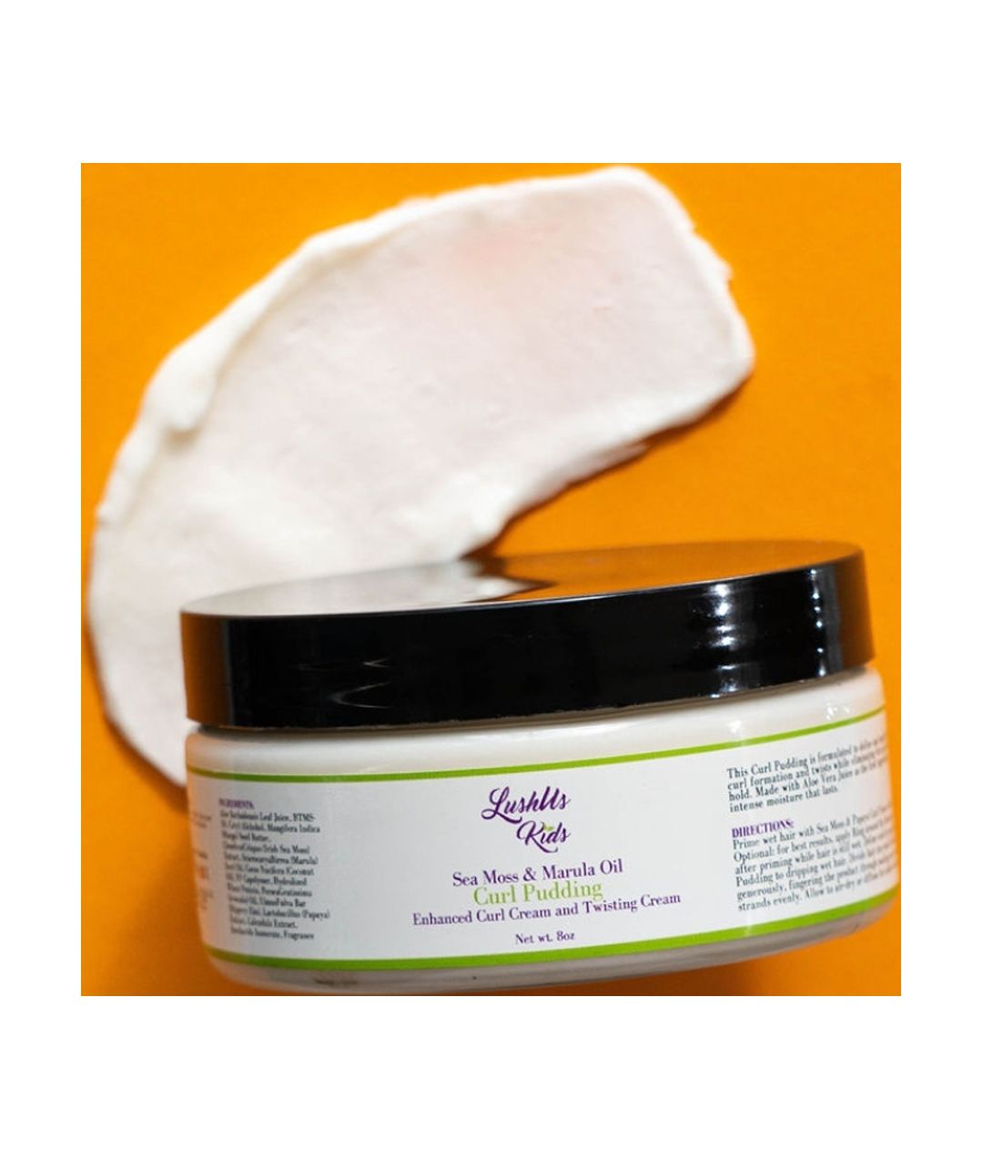 Sea Moss & Marula Oil Curl Pudding | Enhanced Curl Cream | Curl ...