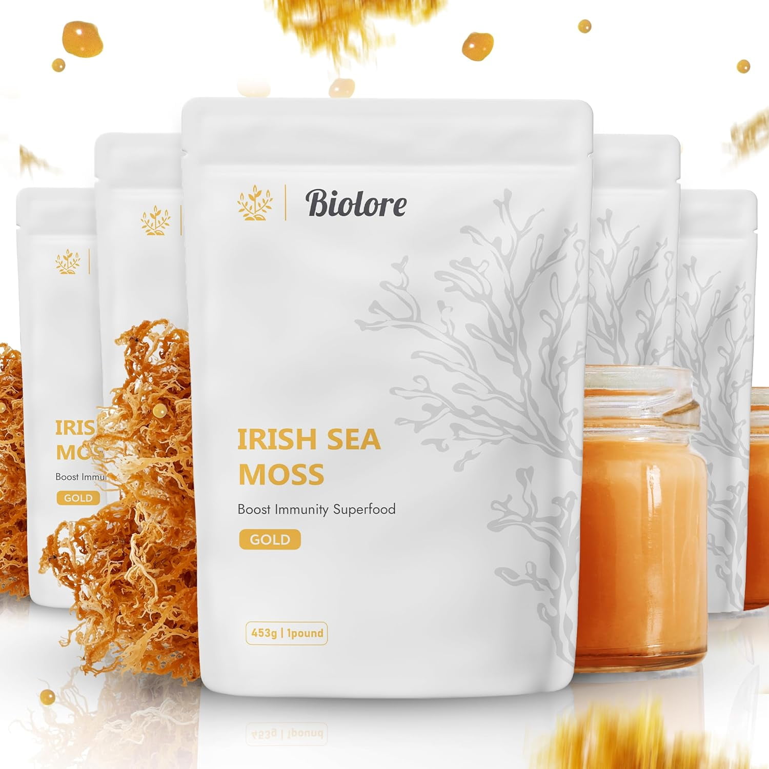 Sea Moss - Premium Dried h Moss Super Food, 100% Wildcrafted, Seamoss ...