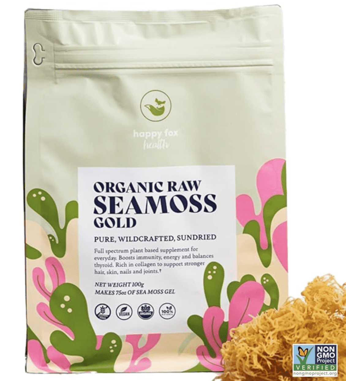 Sea Moss Raw Organic for Organic Seamoss Gel Makes 75oz of Dr Sebi Sea ...