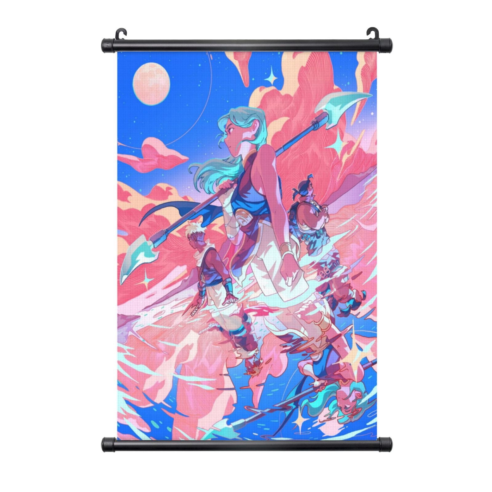 Sea Of Stars Poster Aesthetic Canvas PVC Shaft Wall Art Hanging Hanger ...