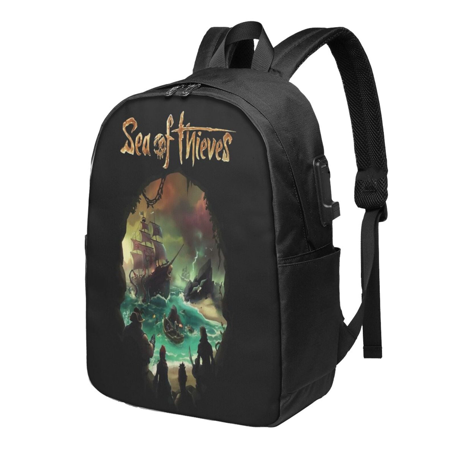 Sea Of Thieves Backpack Fashion Travel Backpack Laptop Backpack 17 Inch ...