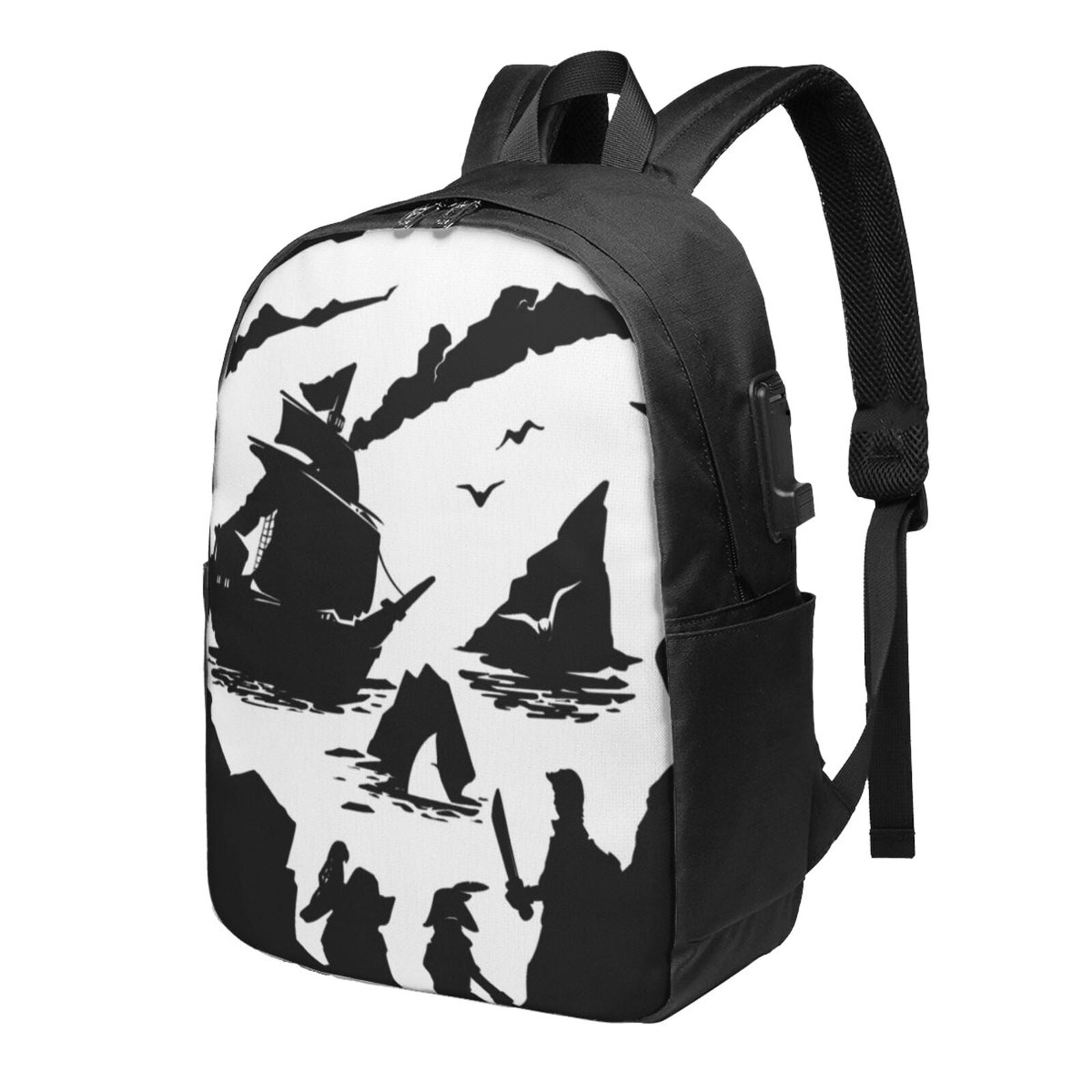 Sea Of Thieves Logo Backpack Fashion Travel Backpack Laptop Backpack 17 ...