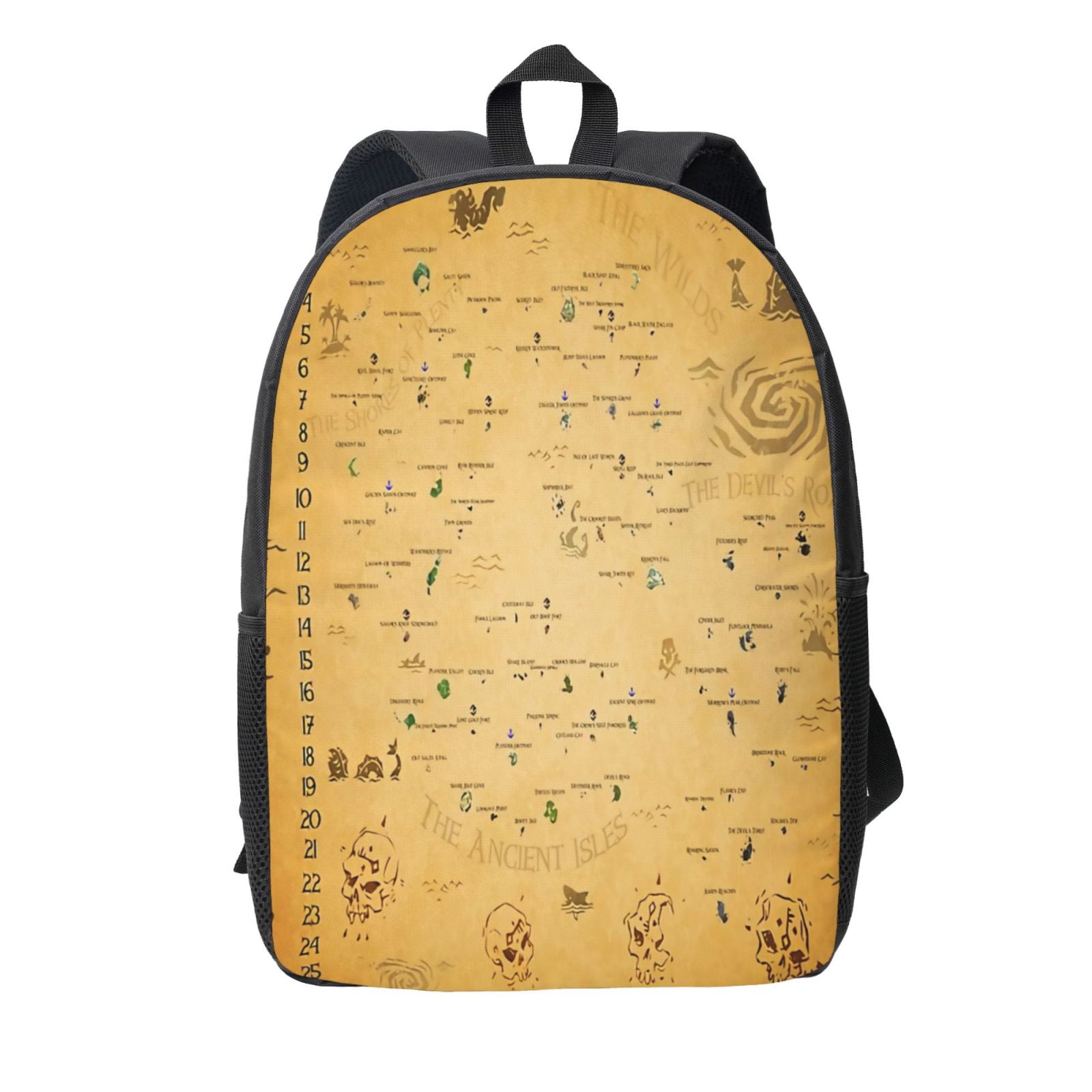 Sea Of Thieves Map Backpack Simple Lightweight Backpack Fashion Travel ...