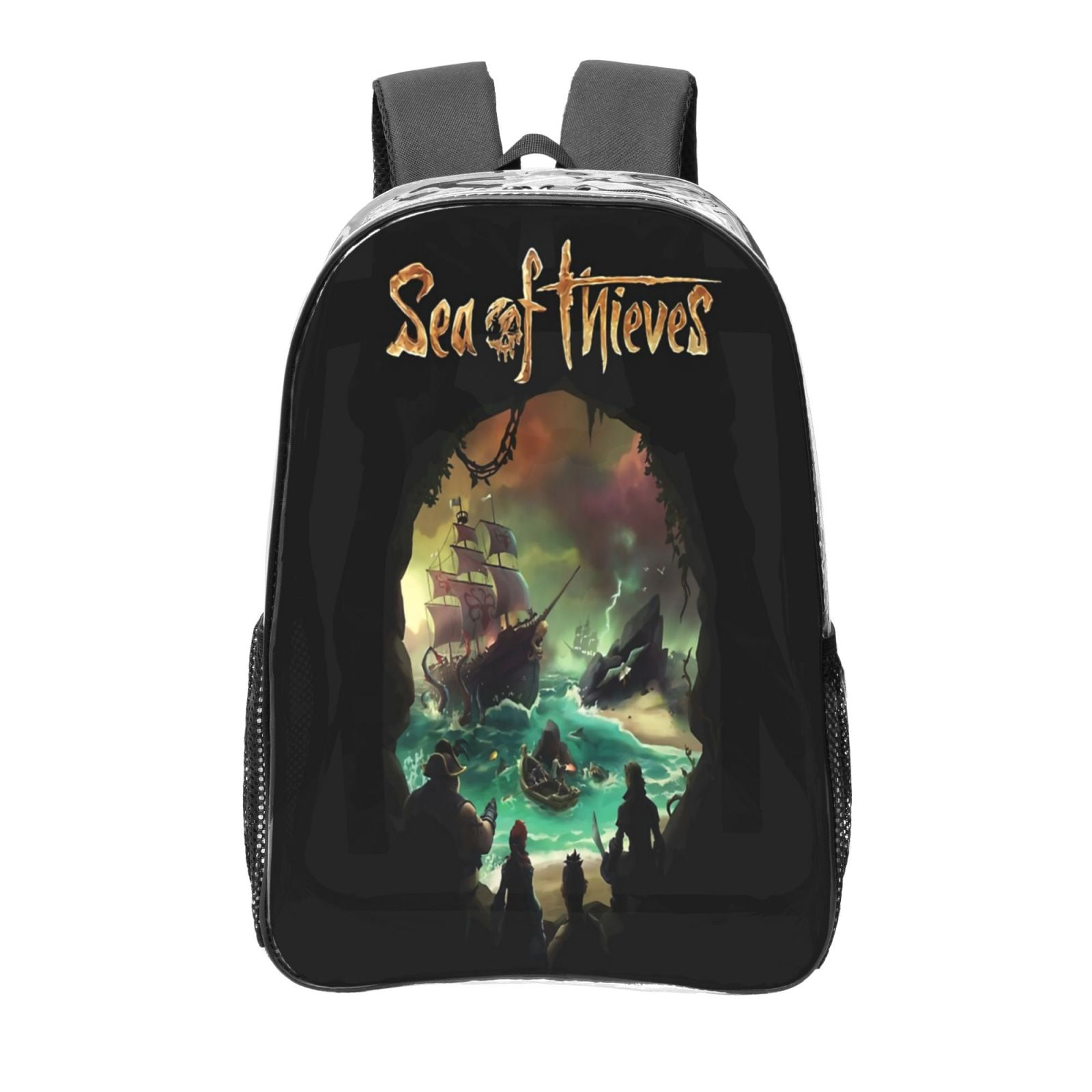 Sea Of Thieves Transparent Backpack Fashion Travel Backpack Laptop ...