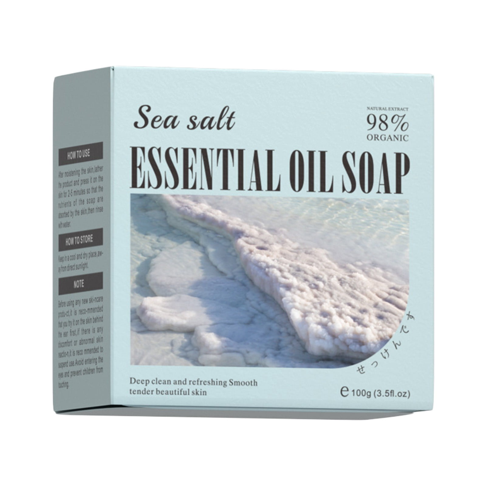 Sea & Oil Soap Natural Based Shower & Facial Cleanser 100G Infused with ...