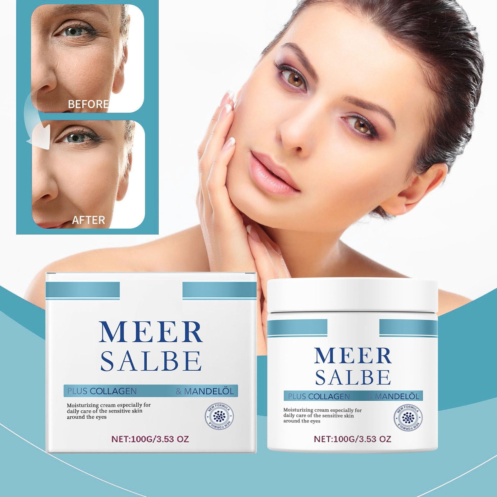 Sea Ointment Moisturizing Cream, Nourishing Skin Repair Balm with ...