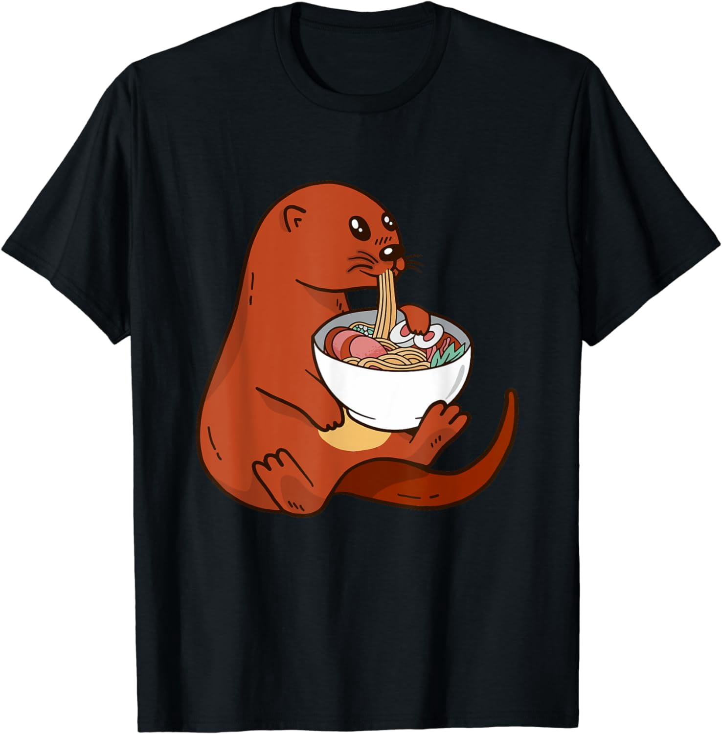 Sea Otter Food Design for a Ramen Soup Lover T-Shirt - Walmart.com