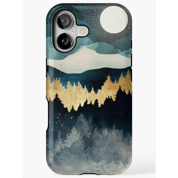 Sea Otter Mother and Baby Art Phone Case for iPhone 11 12 13 14 15 16 ...