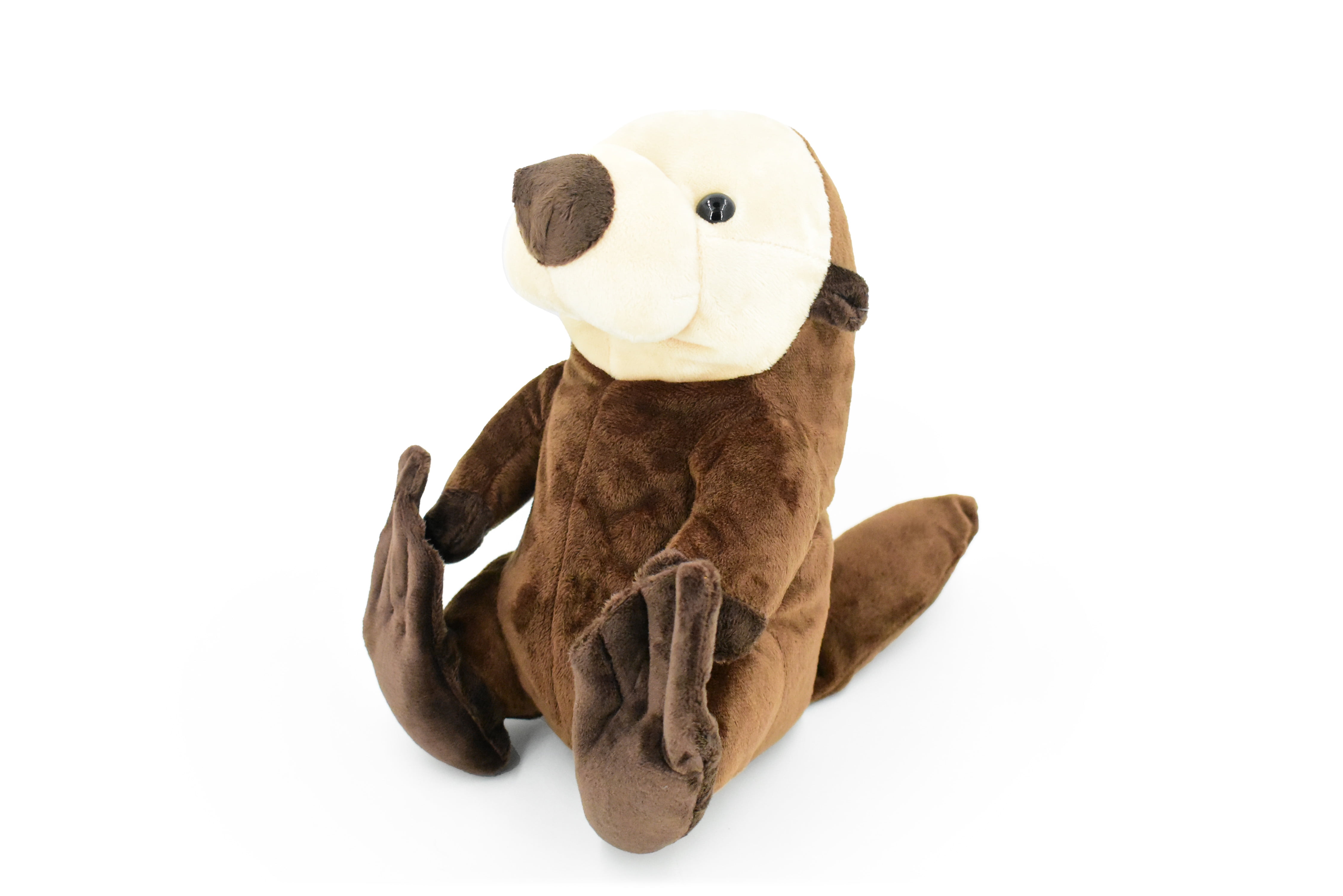 Sea Otter, Stuffed Animal, Educational, Plush Realistic Figure, Lifelike Model, Replica, Gift ...