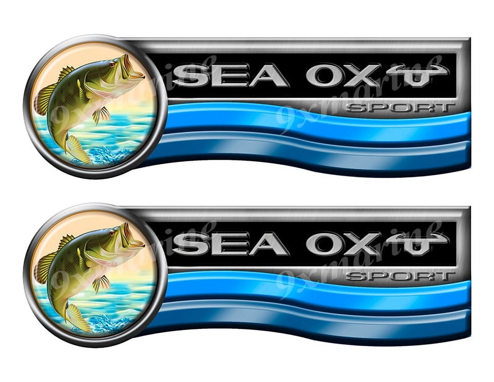 Sea Ox Sticker set for Boat Restoration Project - Walmart.com