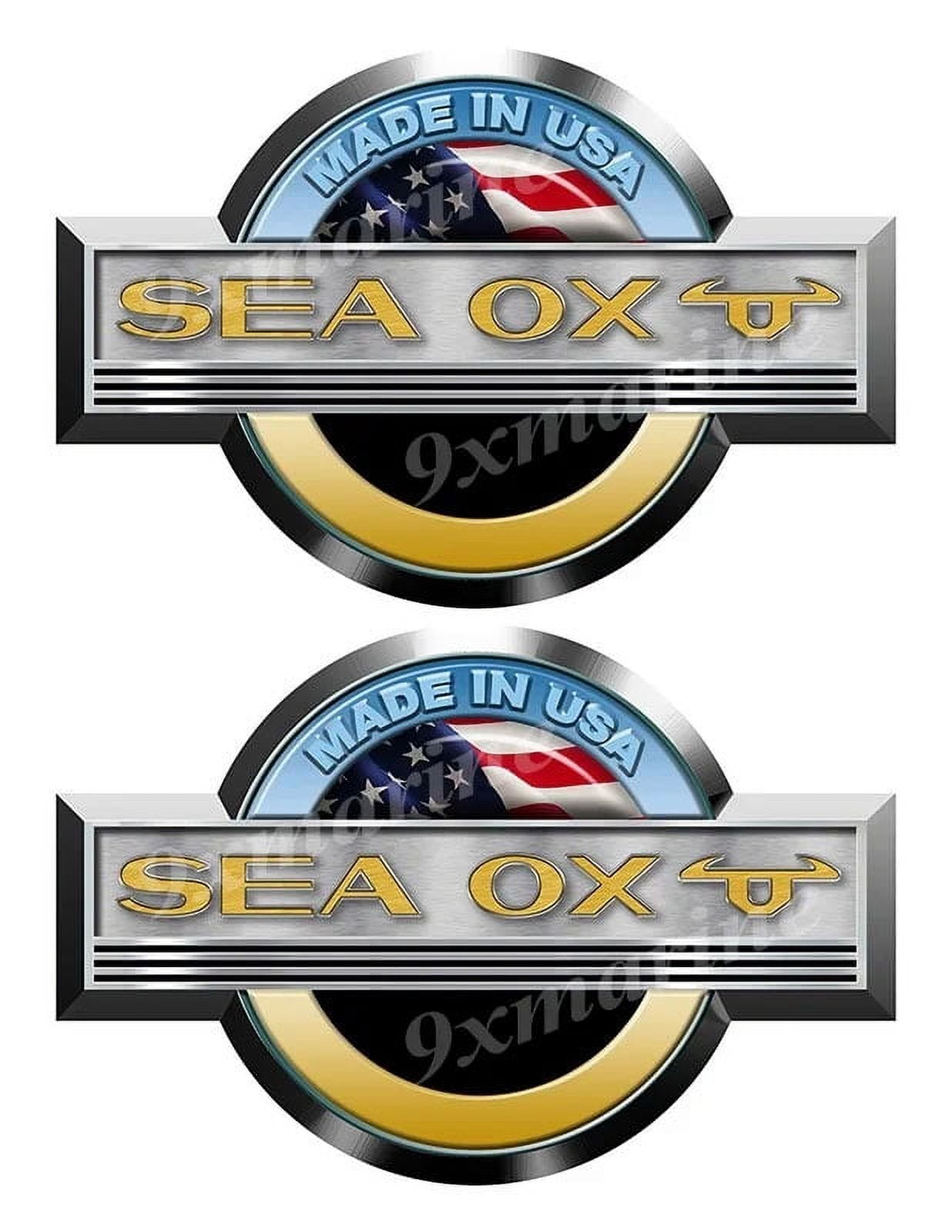 Sea Ox Stickers for Boat Restoration. 7.5 inch long each - Walmart.com