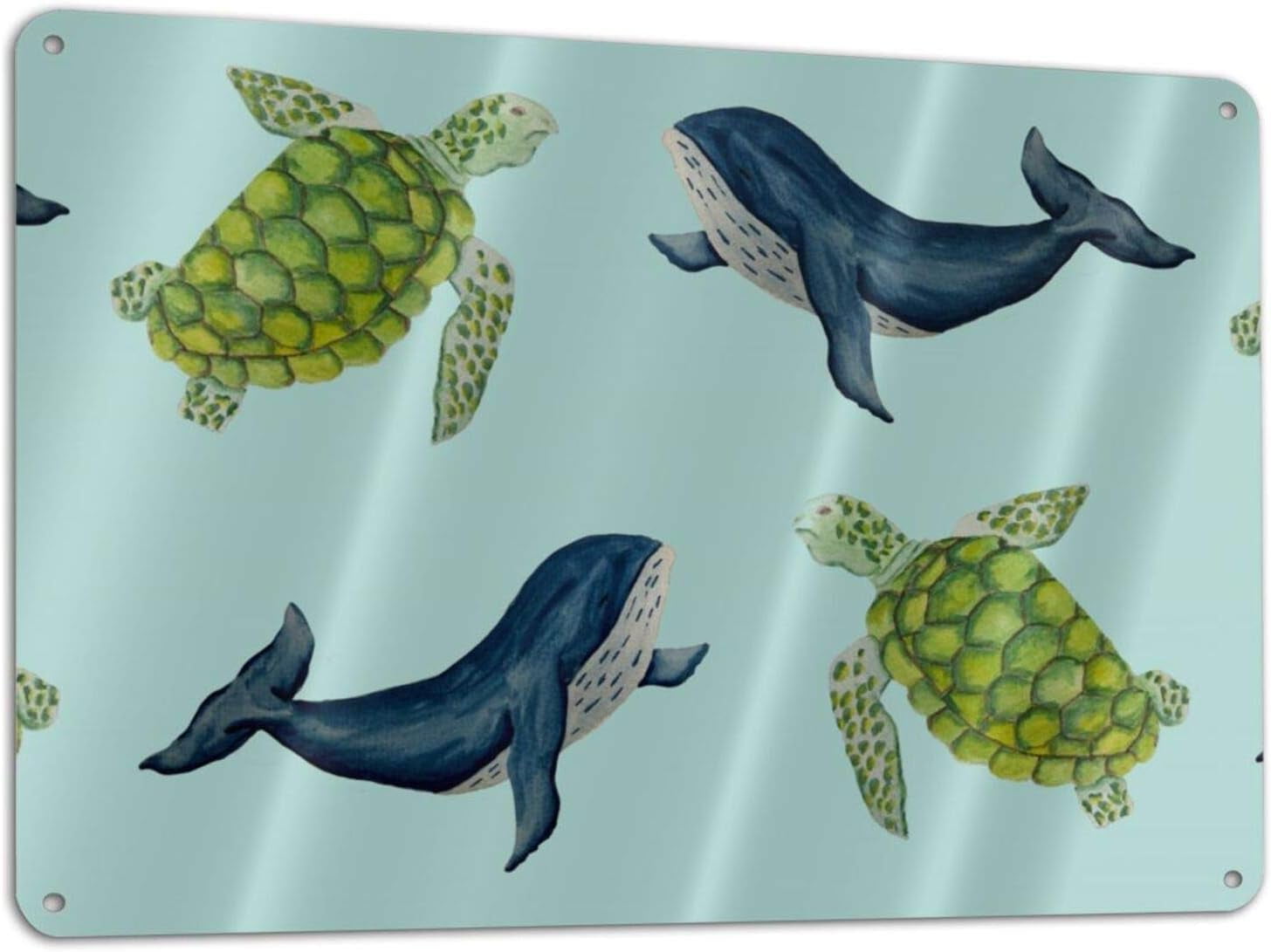 Sea Pals Tin Signs Wall Decor for Bars,Restaurants,Cafes Pubs Metal Tin ...