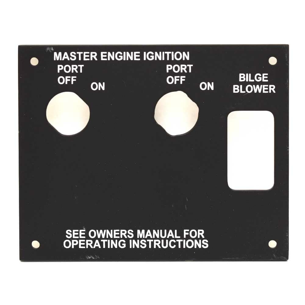 Sea Ray Boat Blank Switch Panel 2326321 | Port Engine Ignition Bilge ...