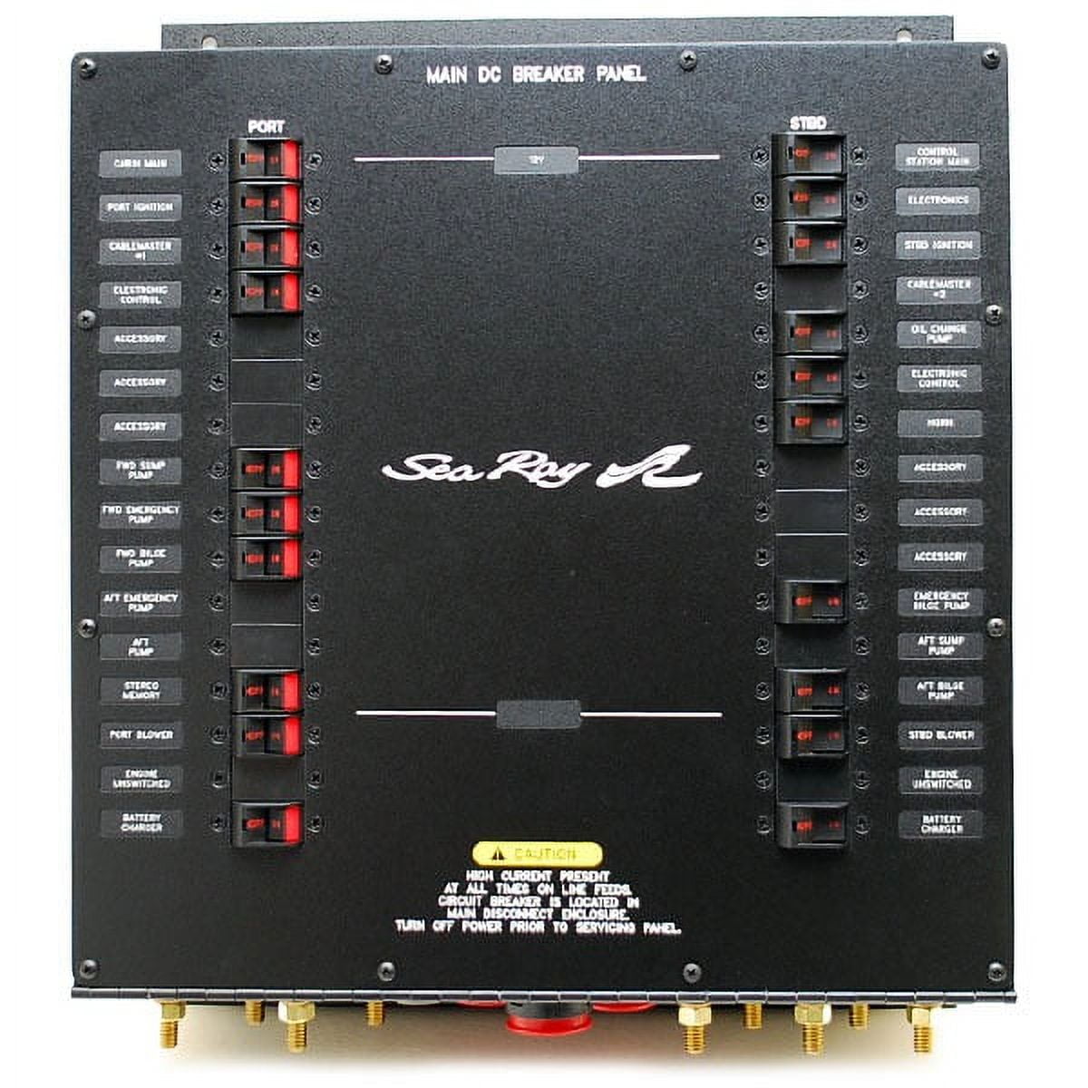 Sea Ray Boat Complete Breaker Panel 1907376 | 12V Main DC - Walmart.com