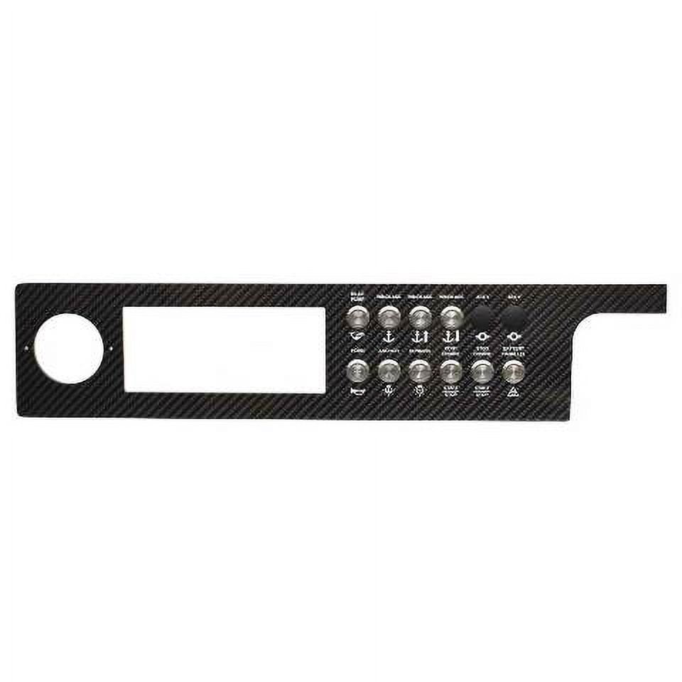 Sea Ray Boat Dash Switch Panel 2331870-B | 10 Button Carbon Fiber PORT ...