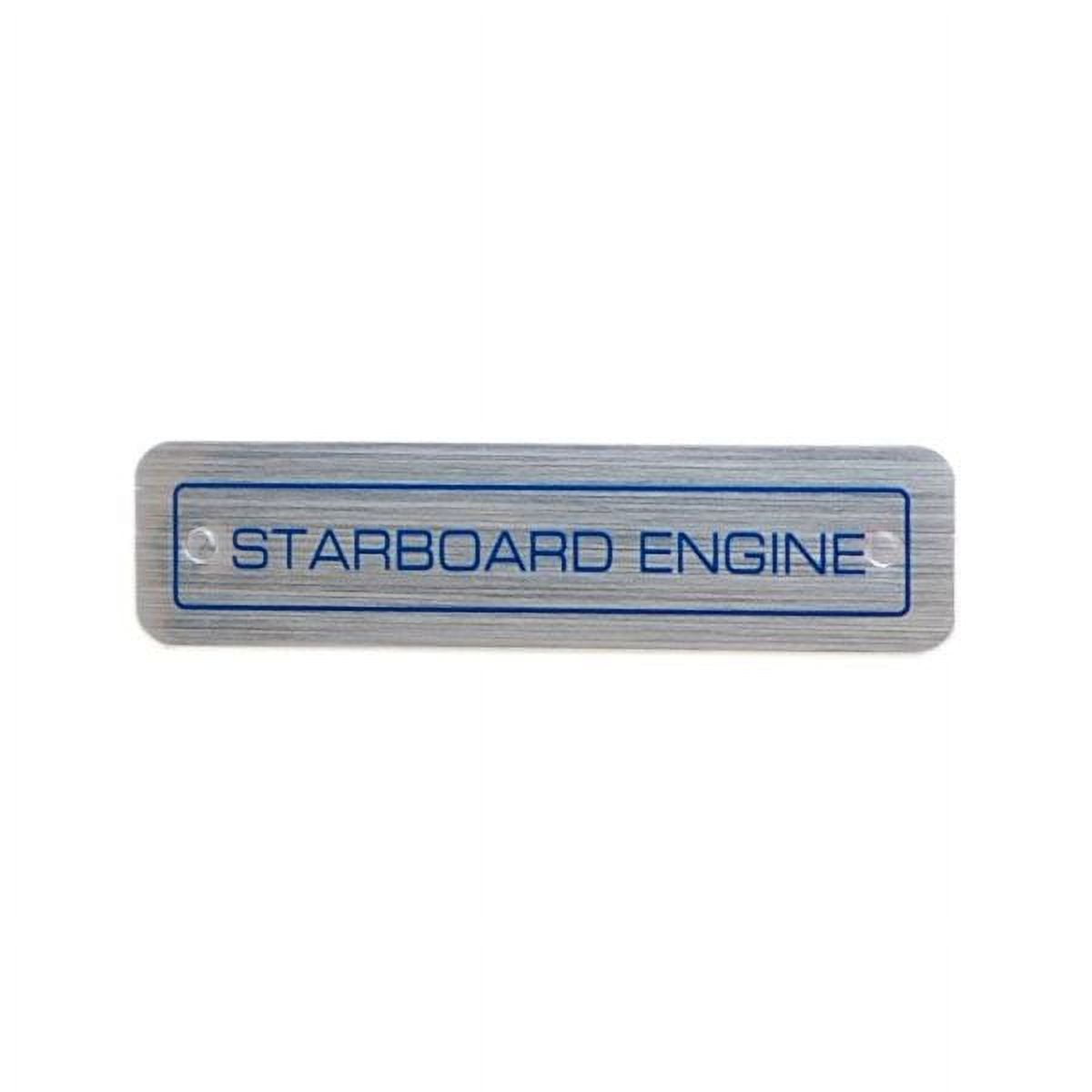 Sea Ray Boat Decal Label Sticker 1698949 | Starboard Engine Silver ...