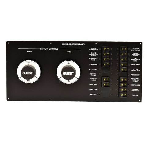 Sea Ray Boat Dual Breaker Panel 2024004 | 350 Sundancer 50 Amp ...